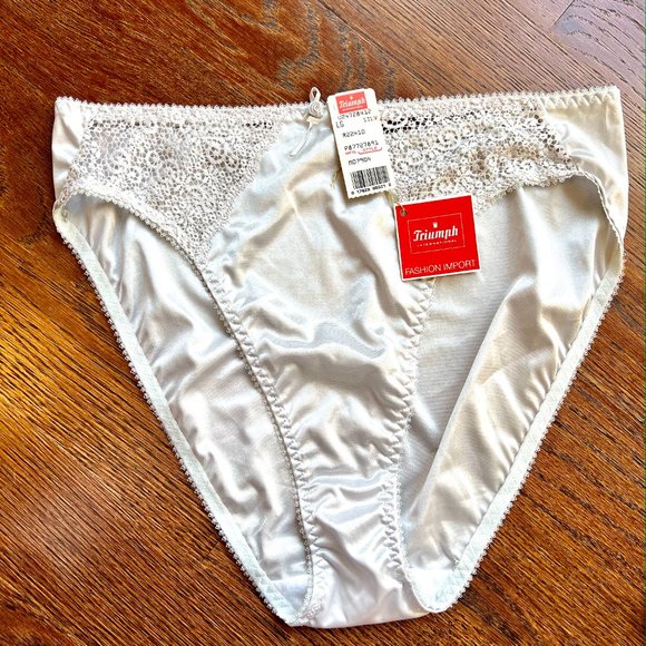 Triumph | Intimates & Sleepwear | Vintage Silky Lace Triumph Light Gray ...